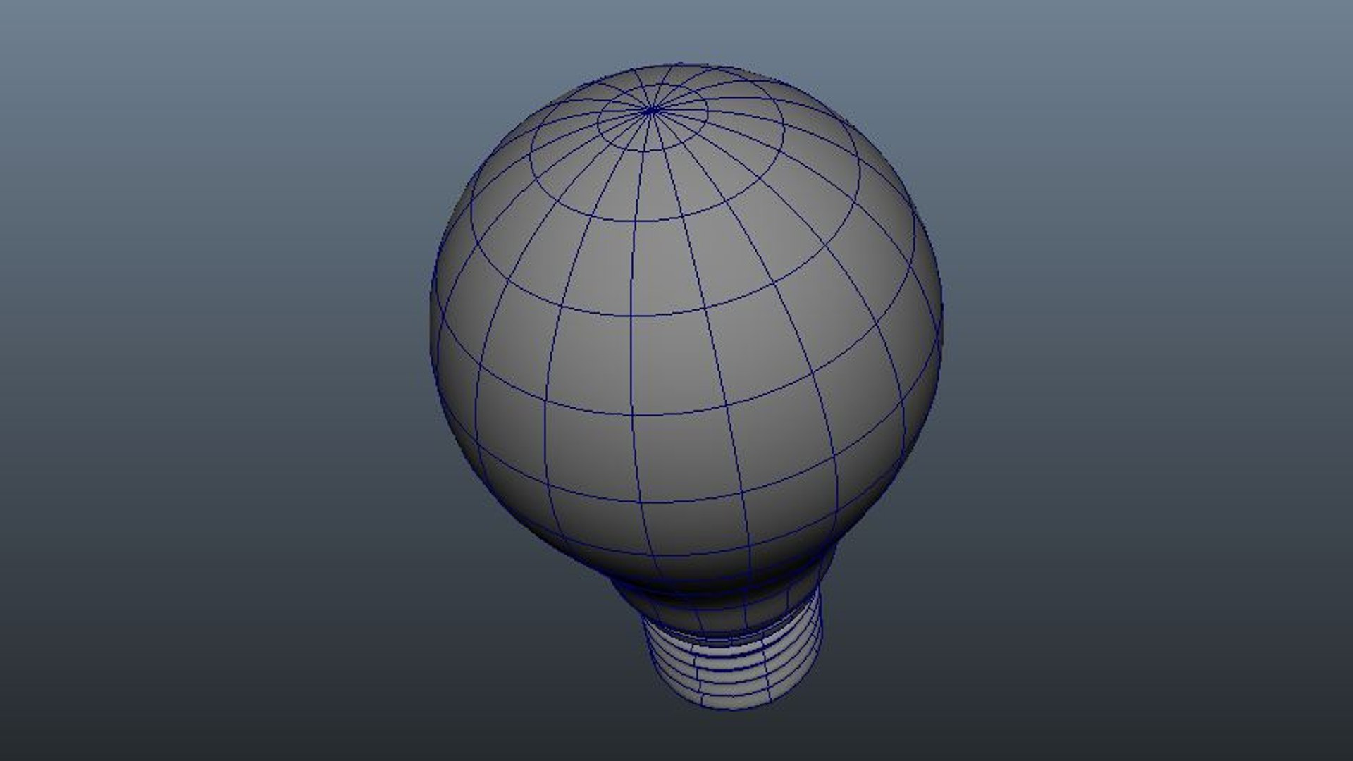 3d electric lightbulb