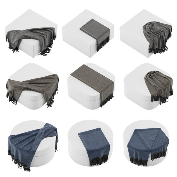 3D Blanket model - TurboSquid 1930217