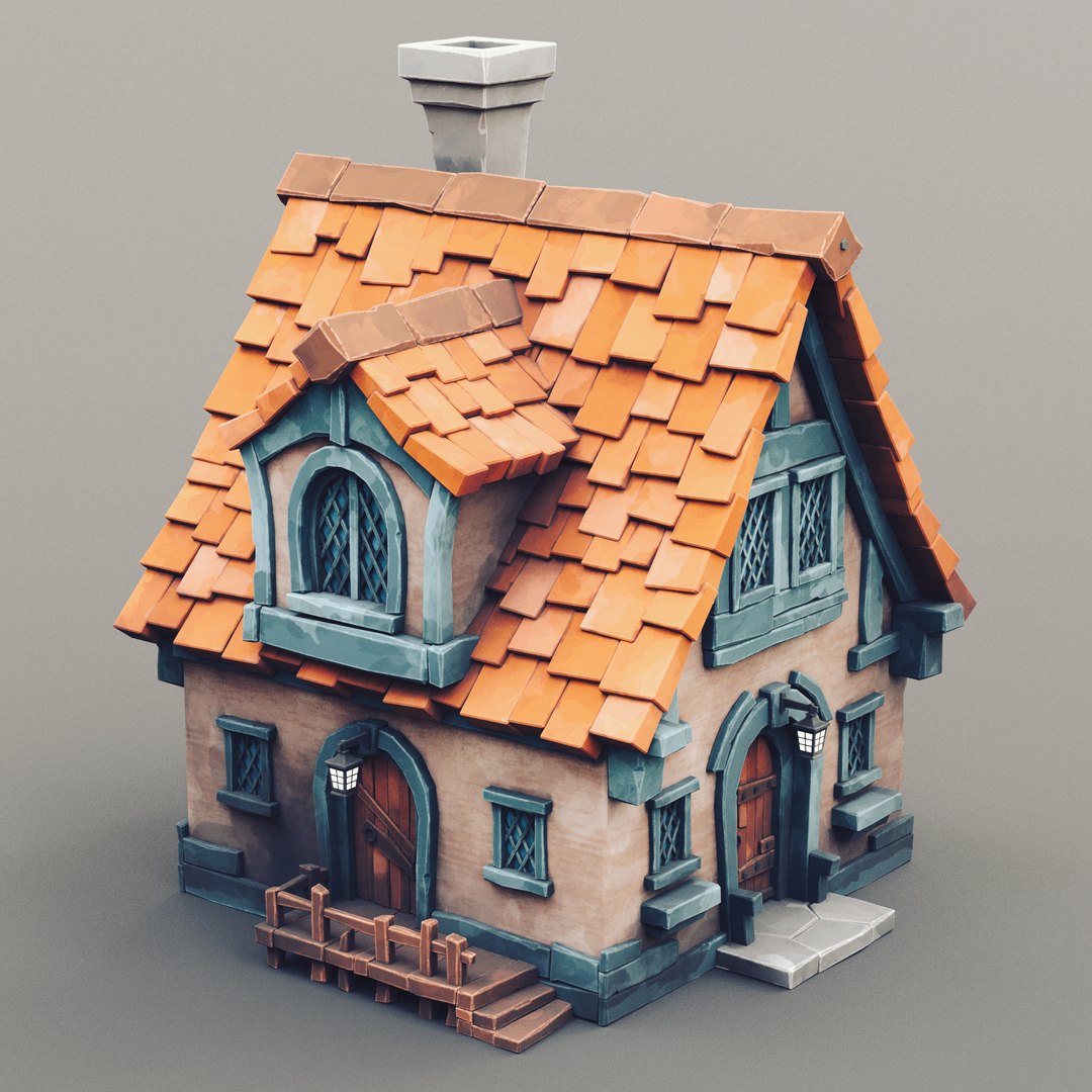 3D Small Cottage 06 Model - TurboSquid 2142016