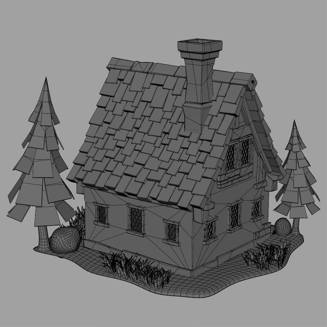 3D Small Cottage 06 Model - TurboSquid 2142016