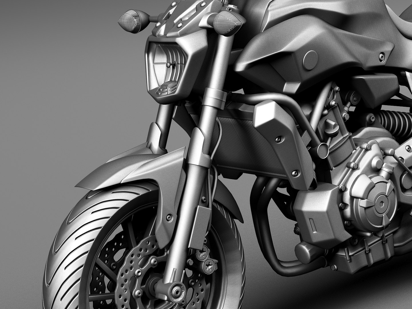 3d 2016 Yamaha Fz Model