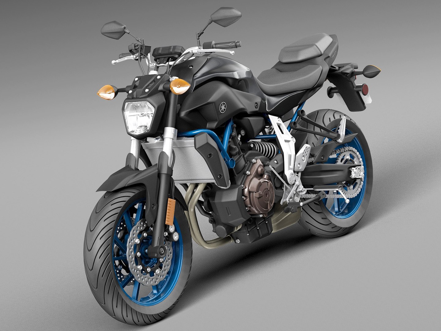 3d 2016 Yamaha Fz Model