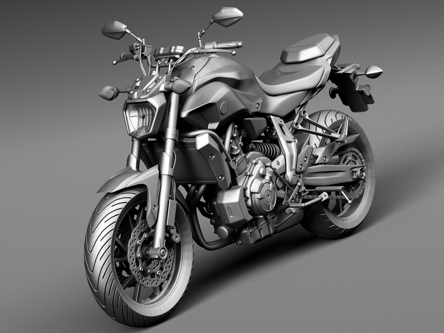 3d 2016 Yamaha Fz Model