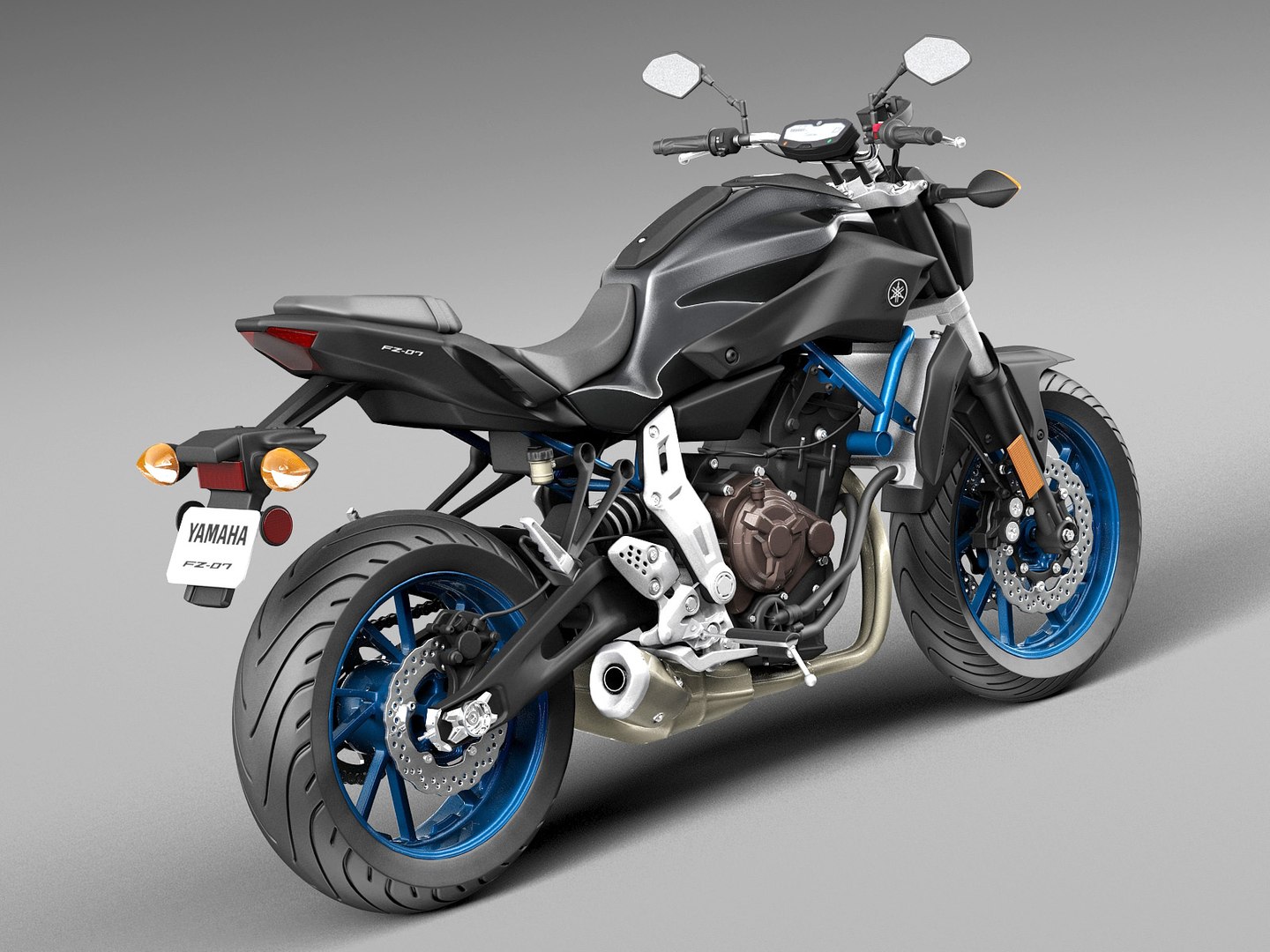3d 2016 Yamaha Fz Model