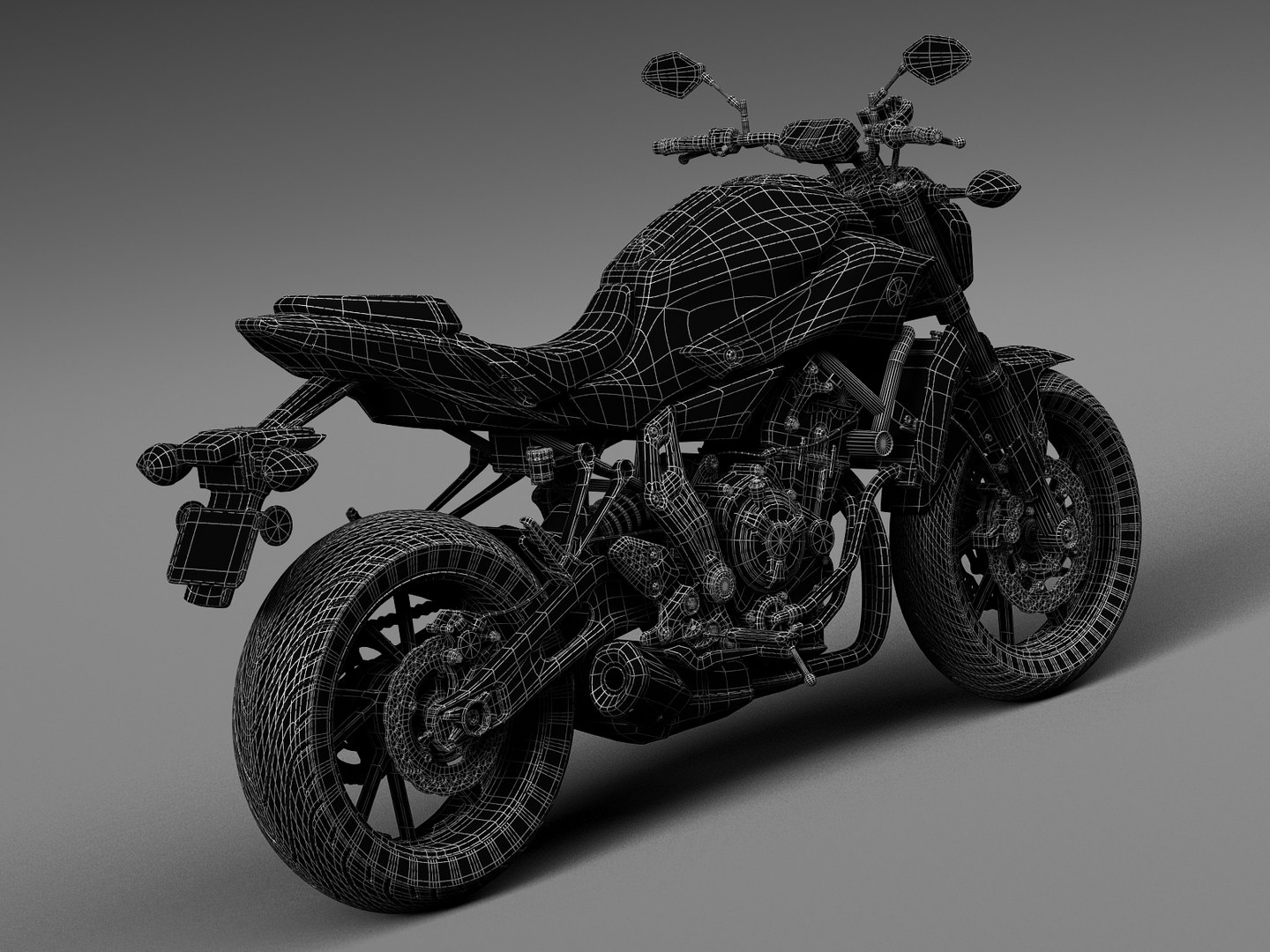 3d 2016 Yamaha Fz Model