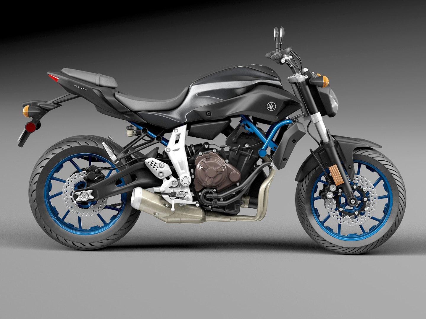 3d 2016 Yamaha Fz Model