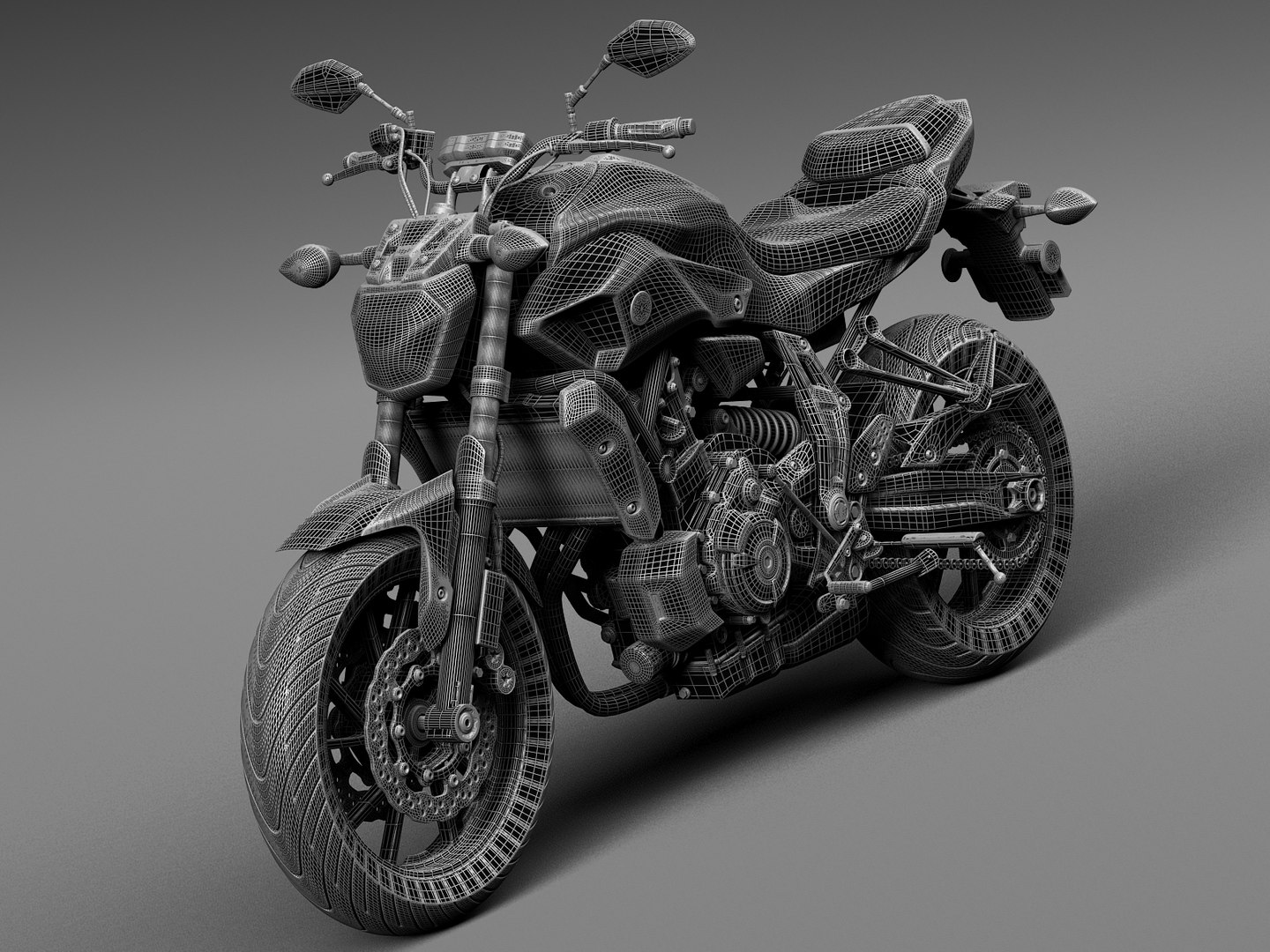 3d 2016 Yamaha Fz Model