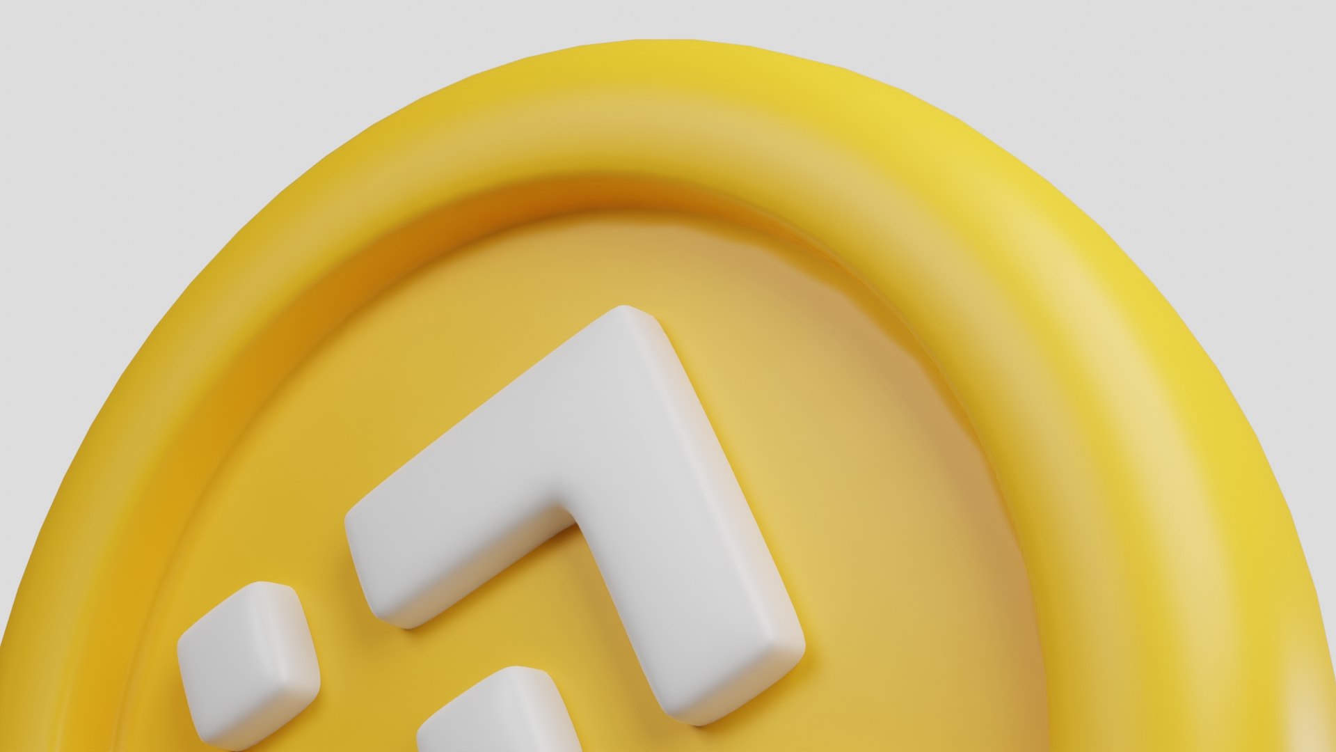 3D Model Binance Or BNB Gold Coin With Cartoon Style - TurboSquid 1977697
