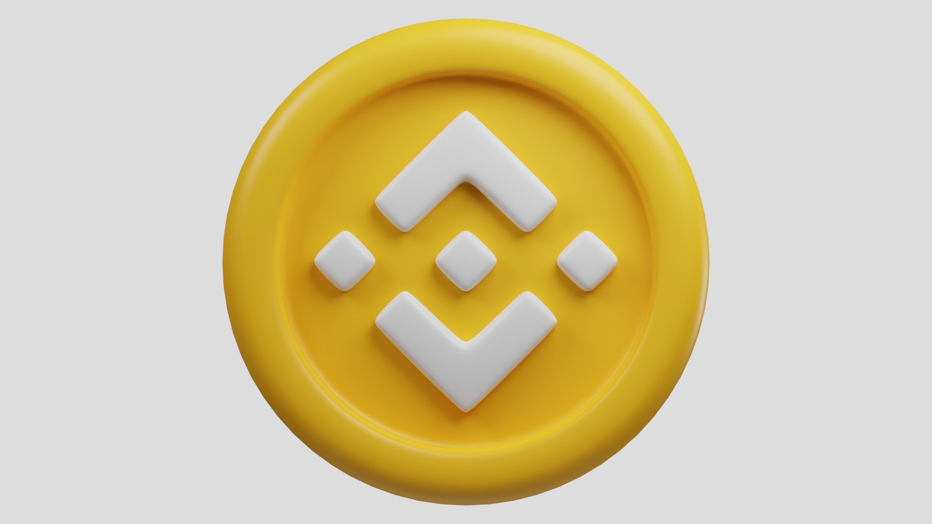 3D Model Binance Or BNB Gold Coin With Cartoon Style - TurboSquid 1977697