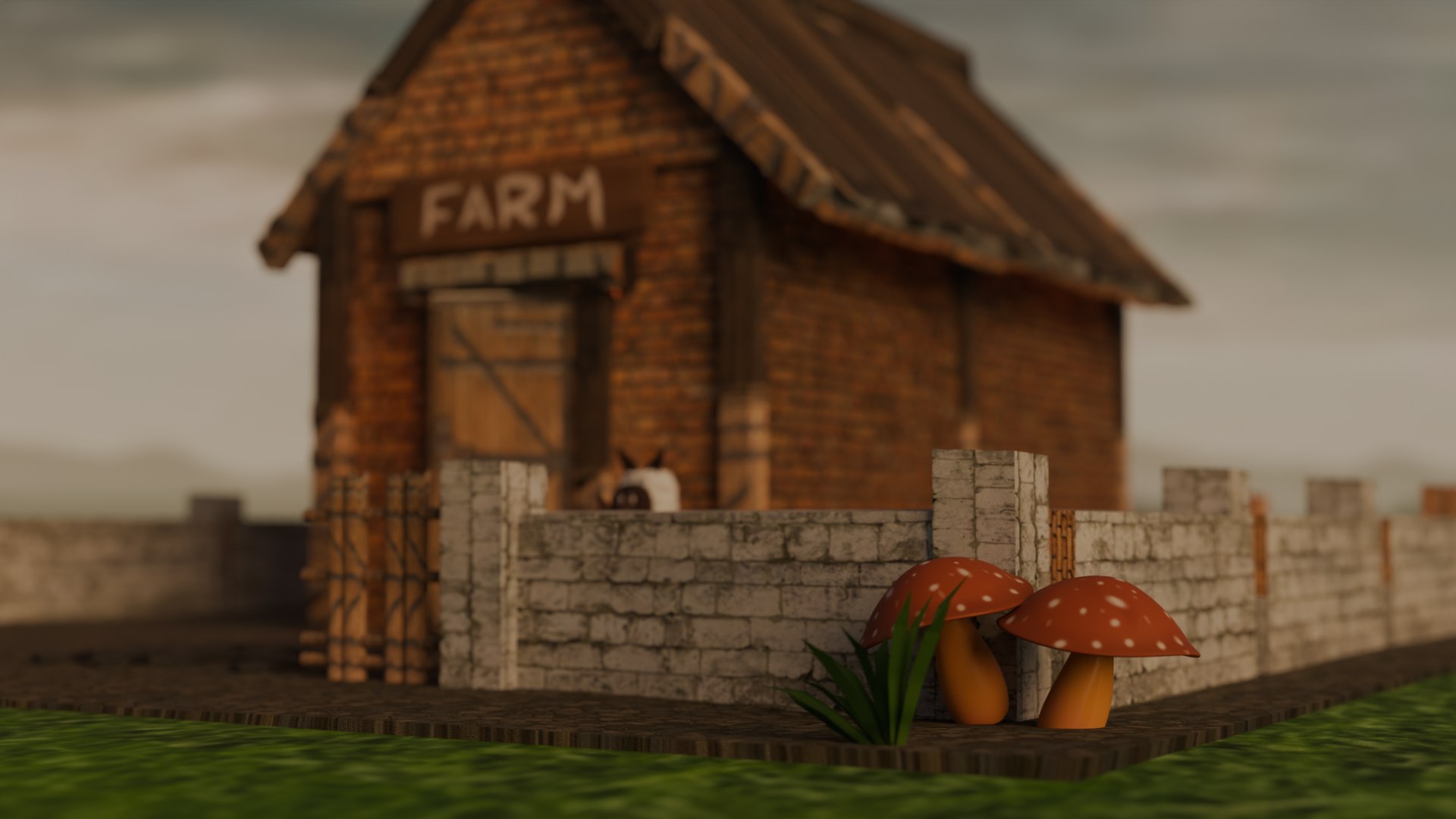 3D Farm House Model - TurboSquid 2264937