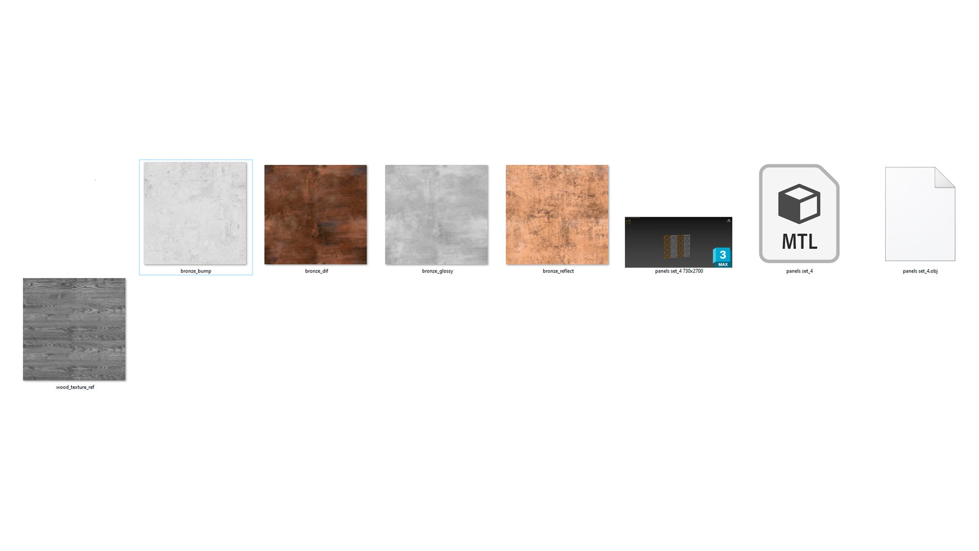 Set Of Decorative Panels 3 Model - TurboSquid 2382903