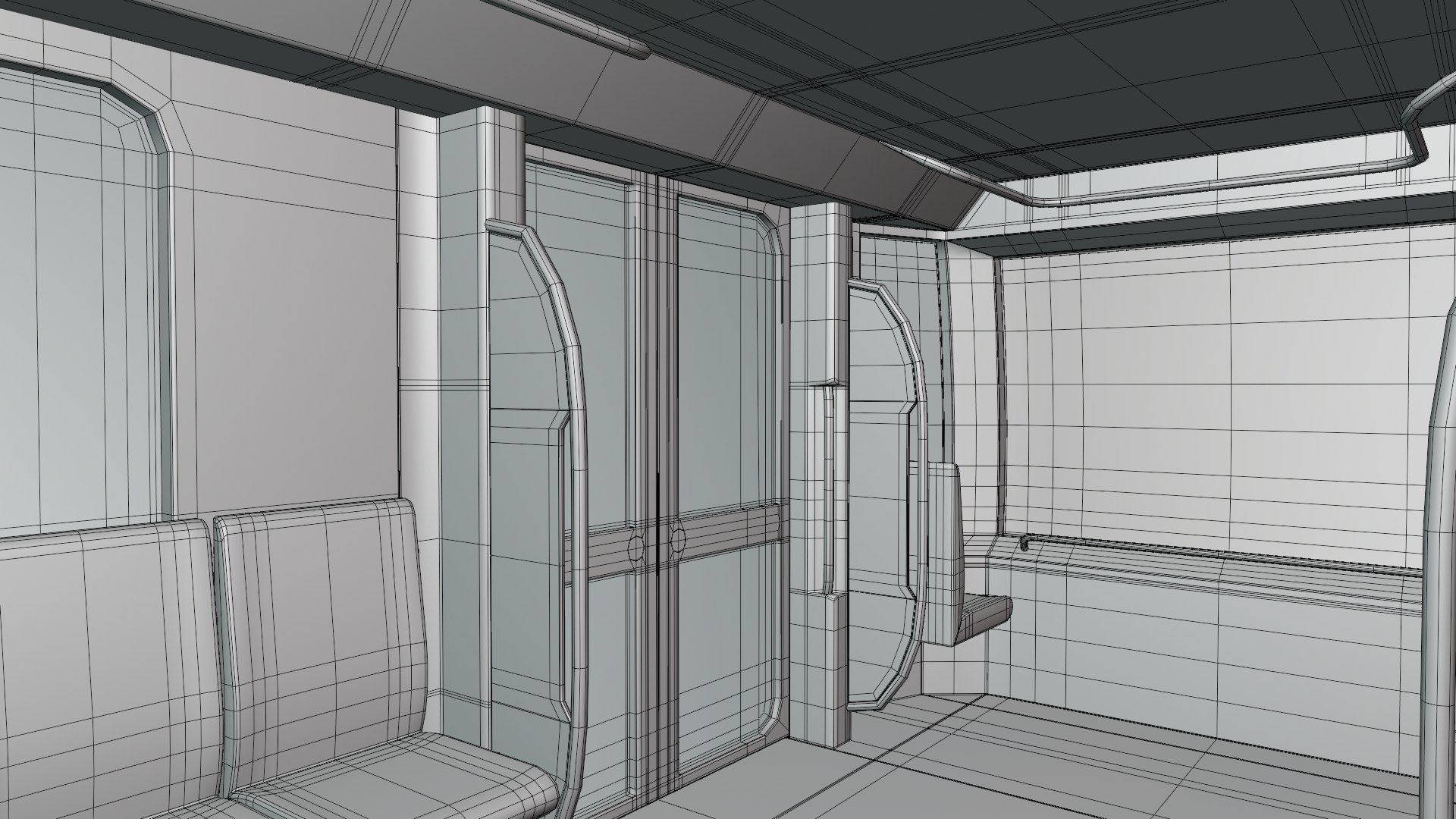 3D Metro Train Concept Model - TurboSquid 2161175