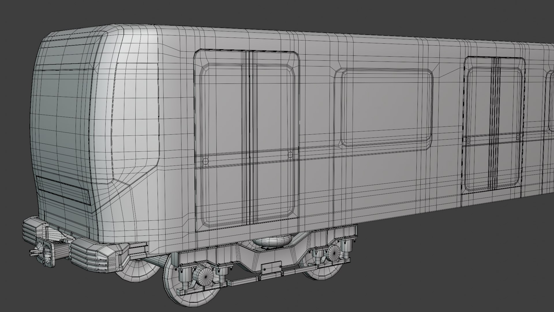 3D Metro Train Concept Model - TurboSquid 2161175