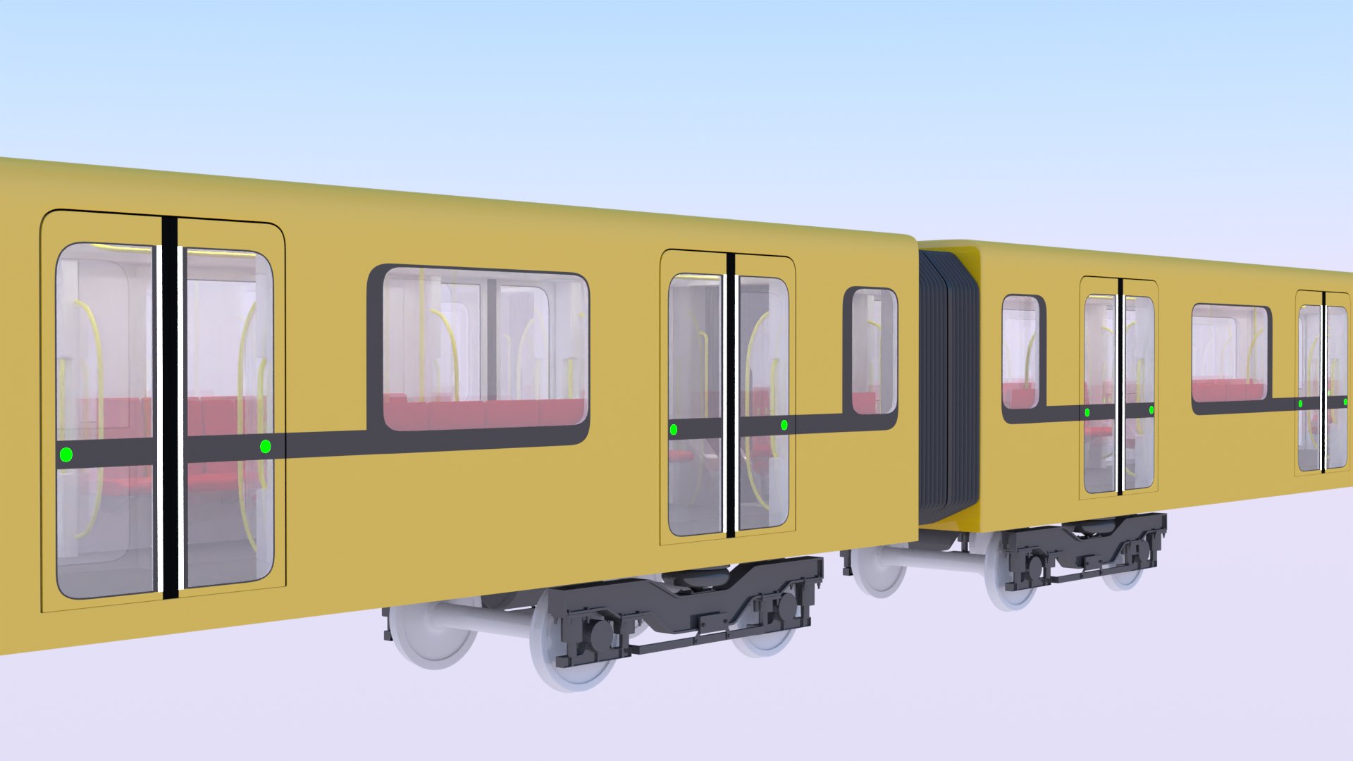 3D Metro Train Concept Model - TurboSquid 2161175