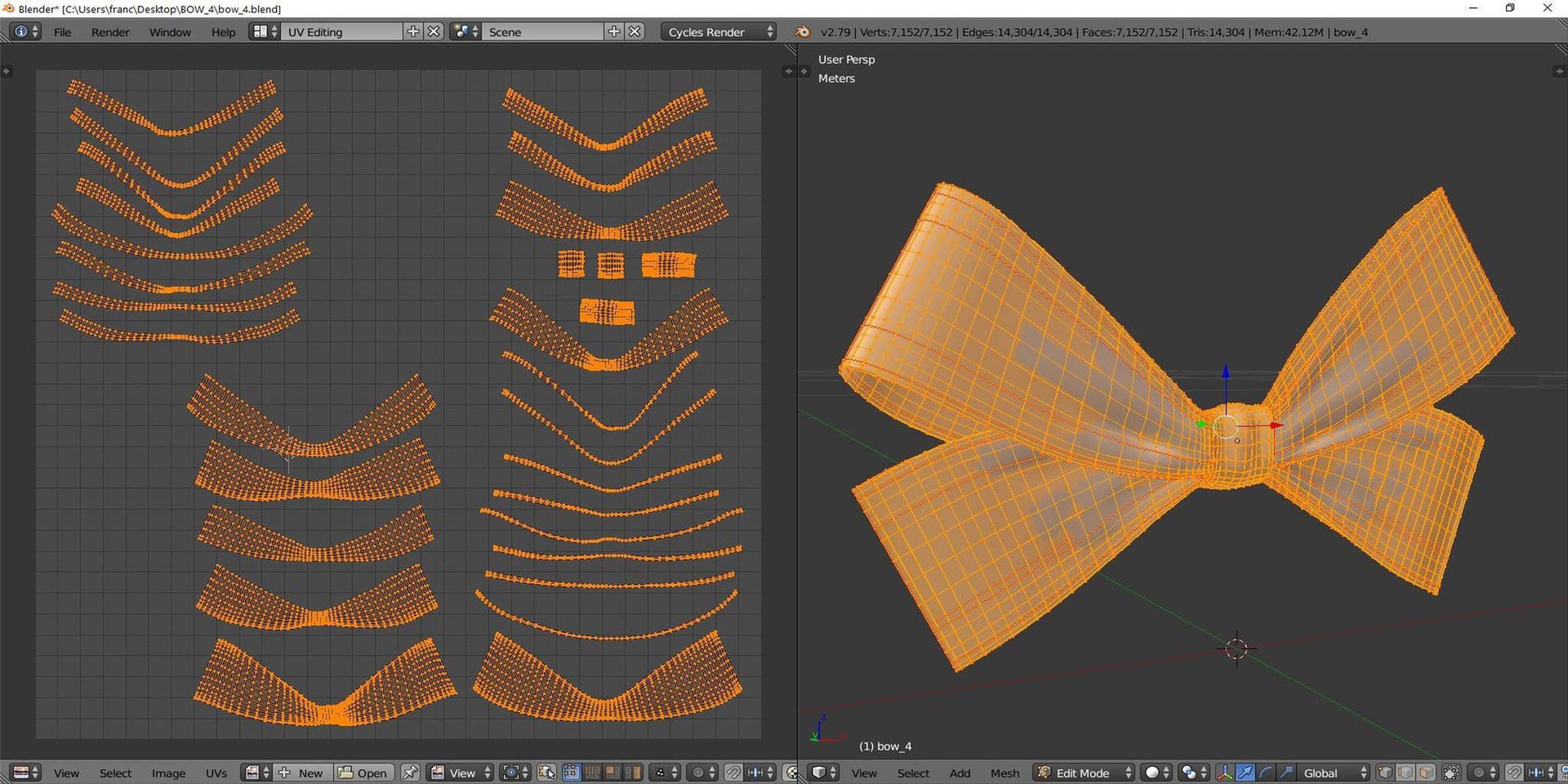 3D model bow ribbon 4 - TurboSquid 1233228