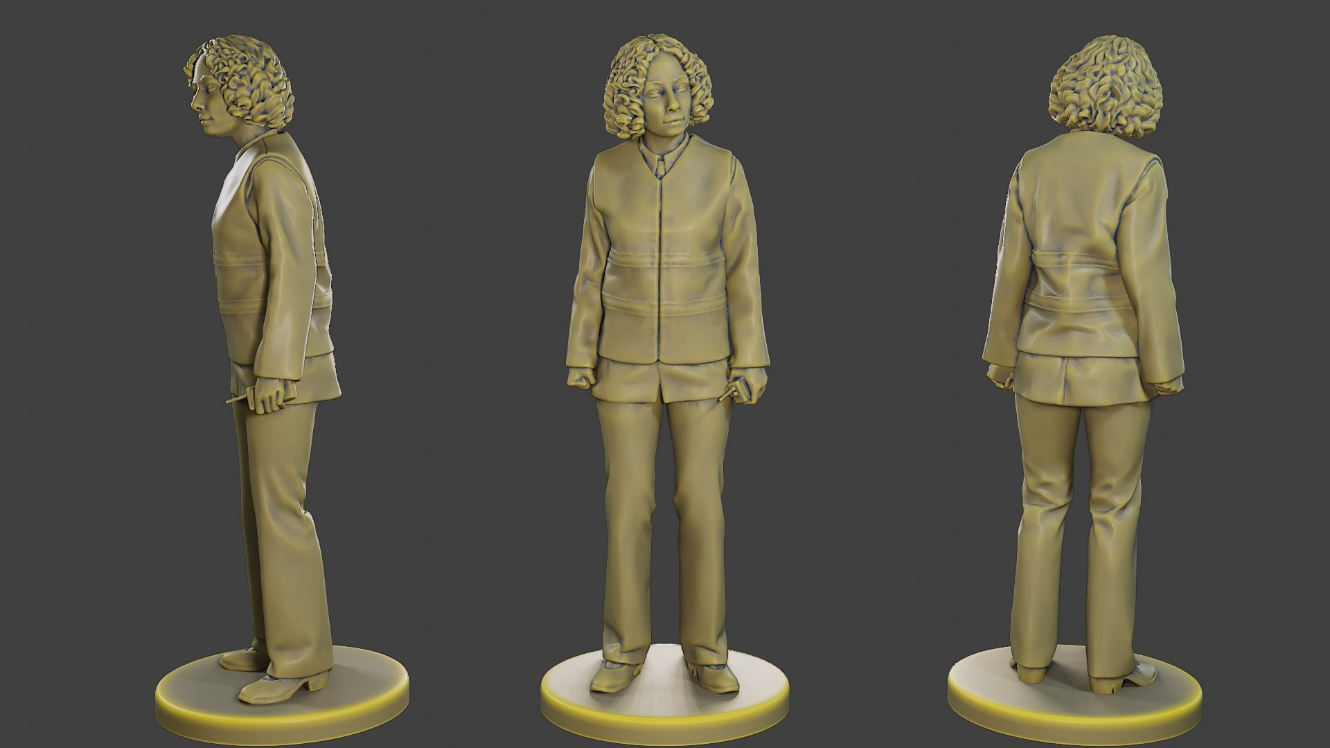 3D Model Female Security Reflective Vest FSRV 001 - TurboSquid 2258522