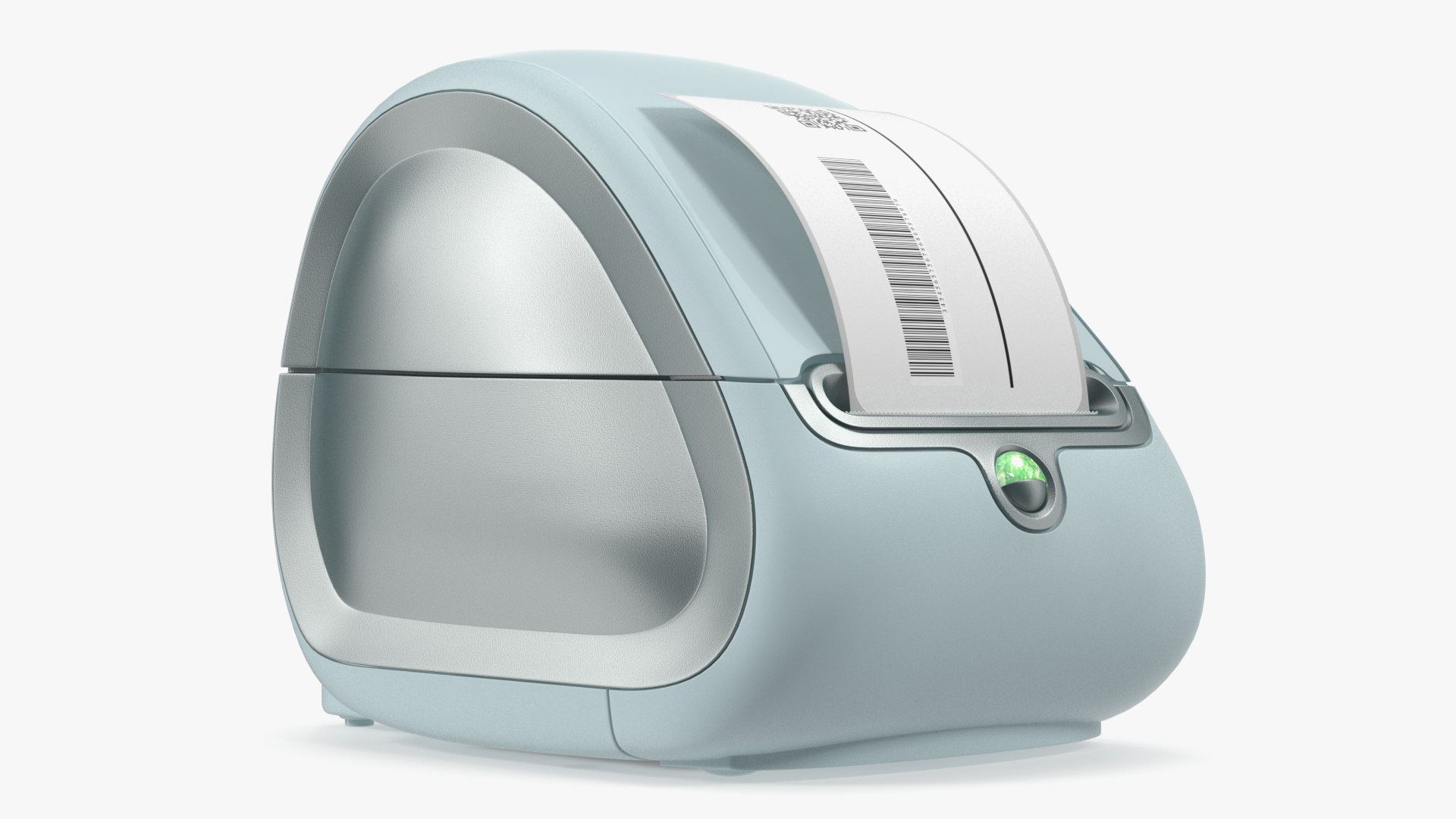 3D Thermal Label Printer With Barcode Model - TurboSquid 1884839