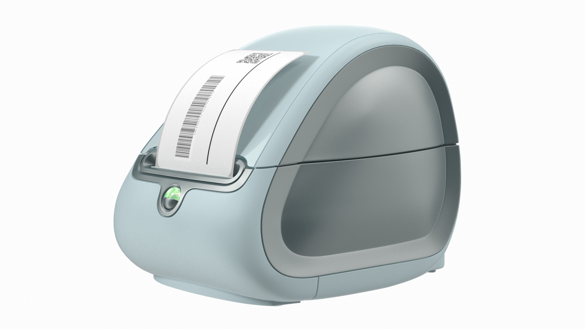 3D Thermal Label Printer With Barcode Model - TurboSquid 1884839