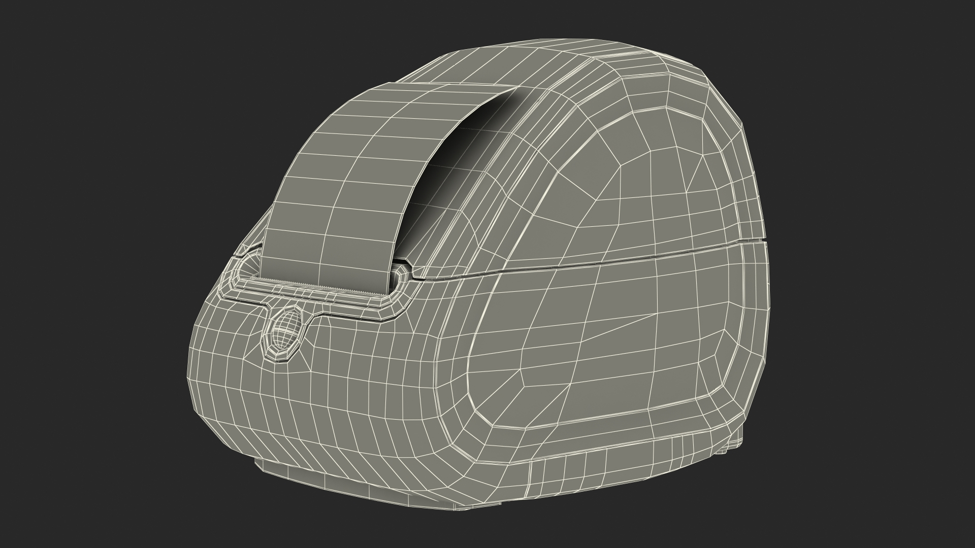 3D Thermal Label Printer With Barcode Model - TurboSquid 1884839
