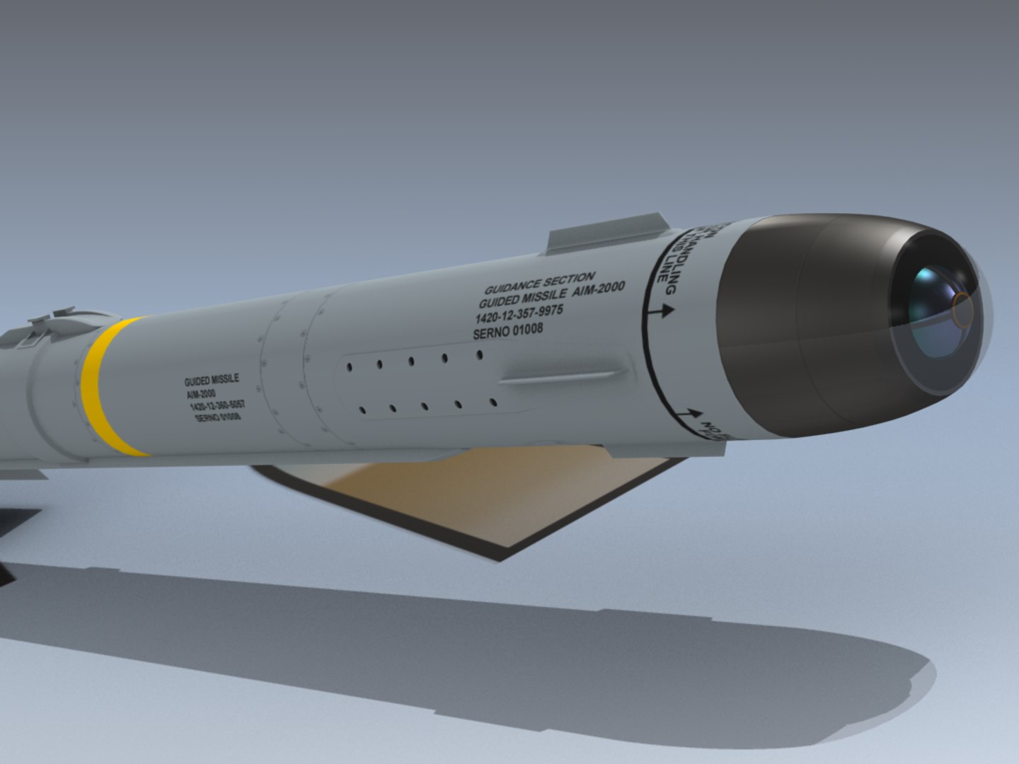 3d Iris-t German Typhoon Model