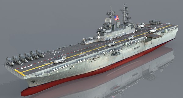 uss wasp lhd 3d max