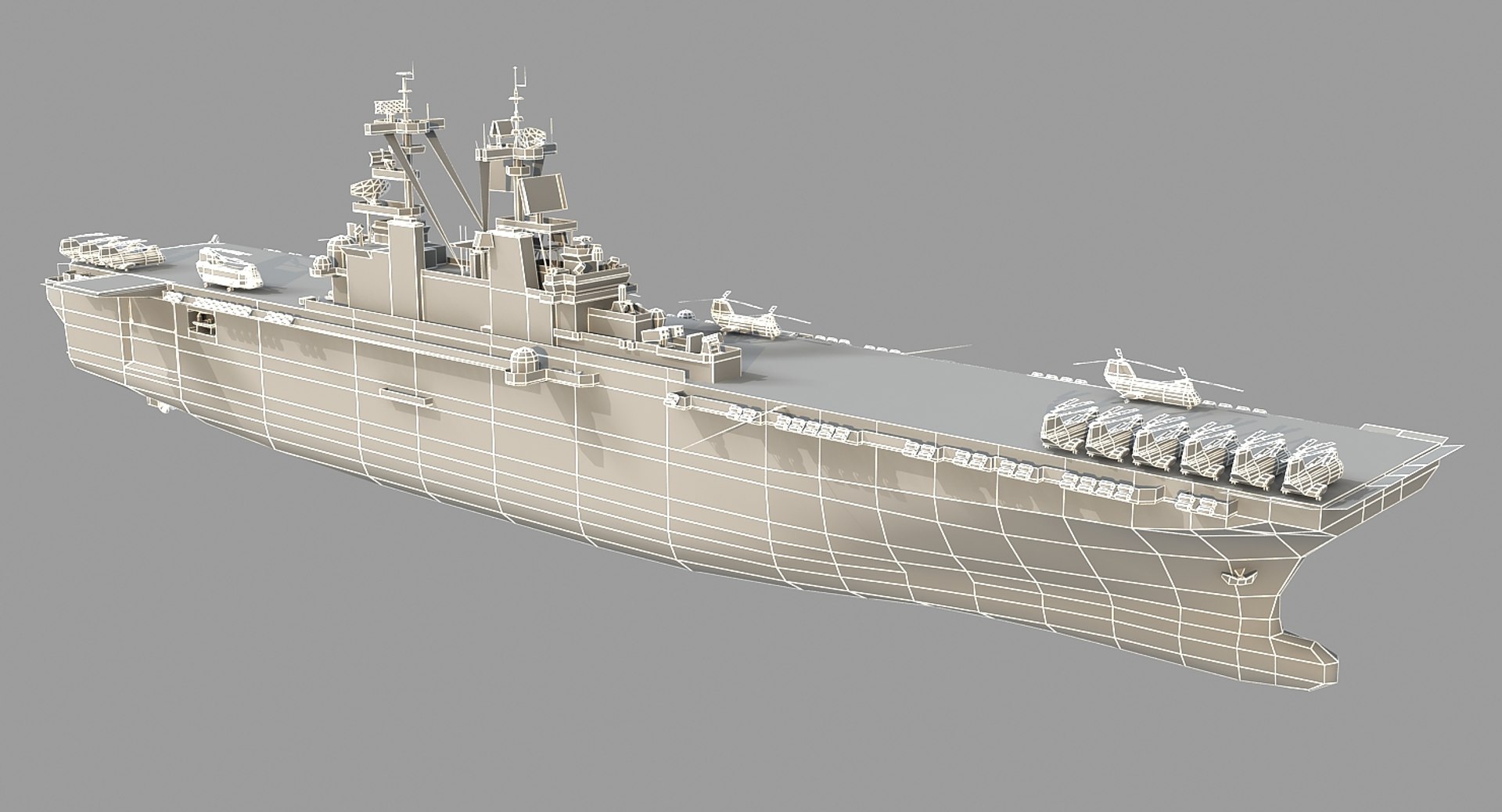 Uss Wasp Lhd 3d Max