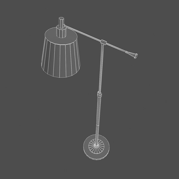 3d model standing living room lamp