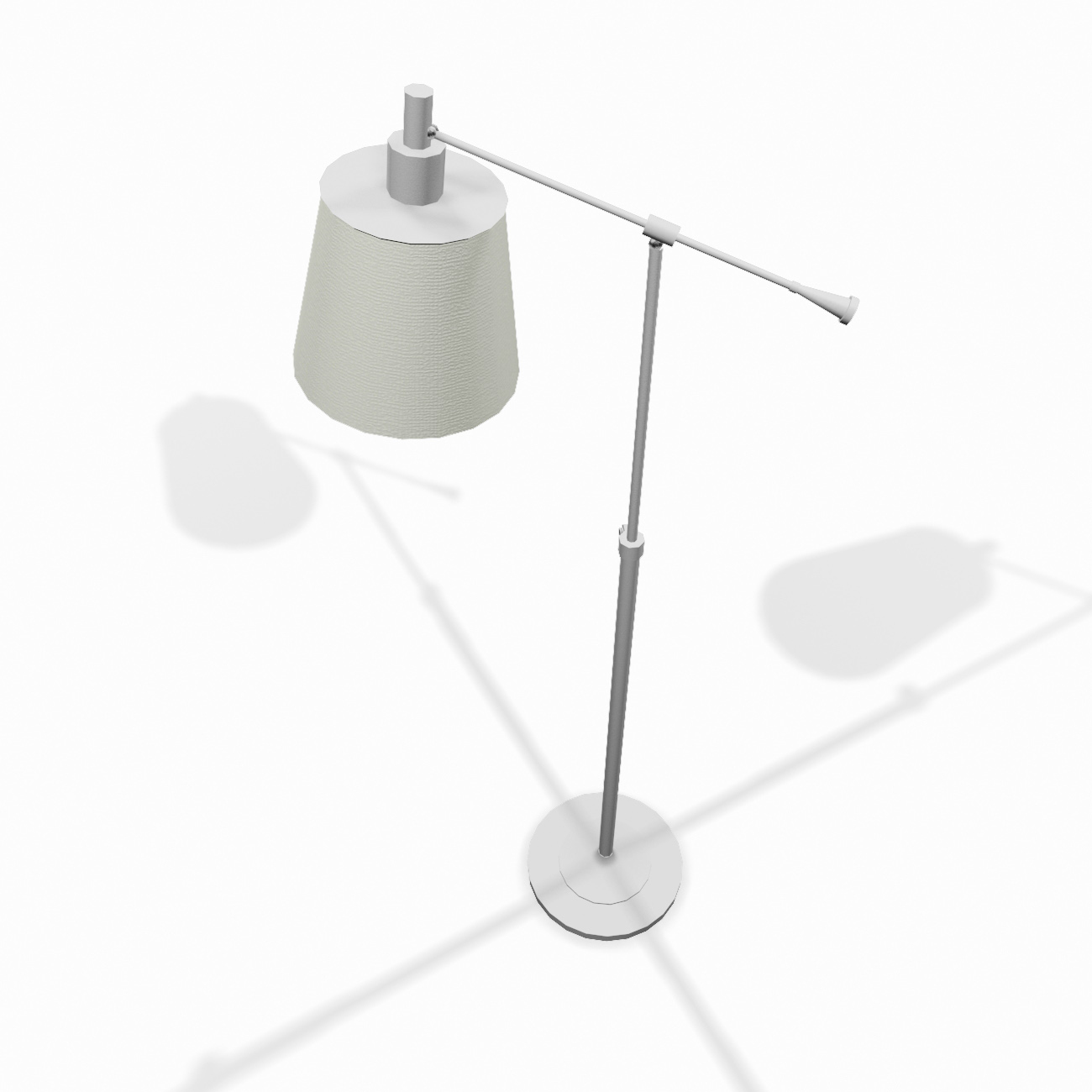 3d model standing living room lamp