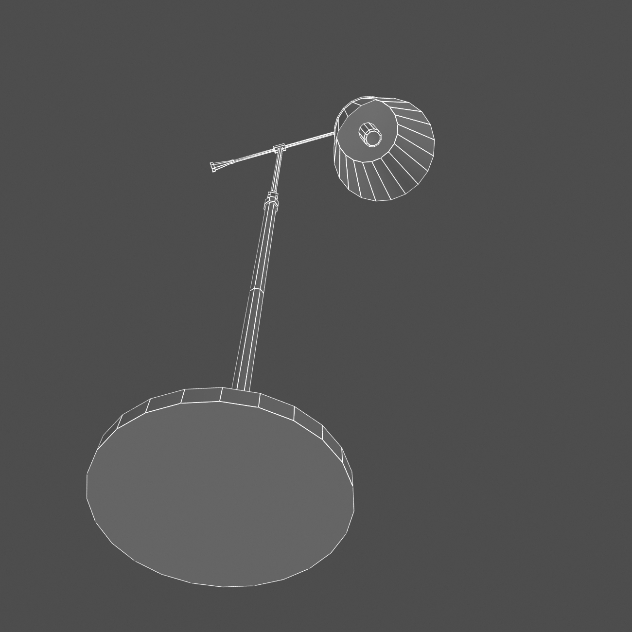 3d model standing living room lamp