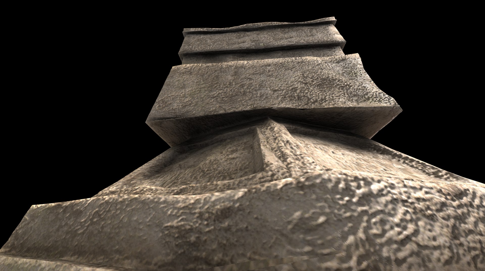 3d Stone Altar Model