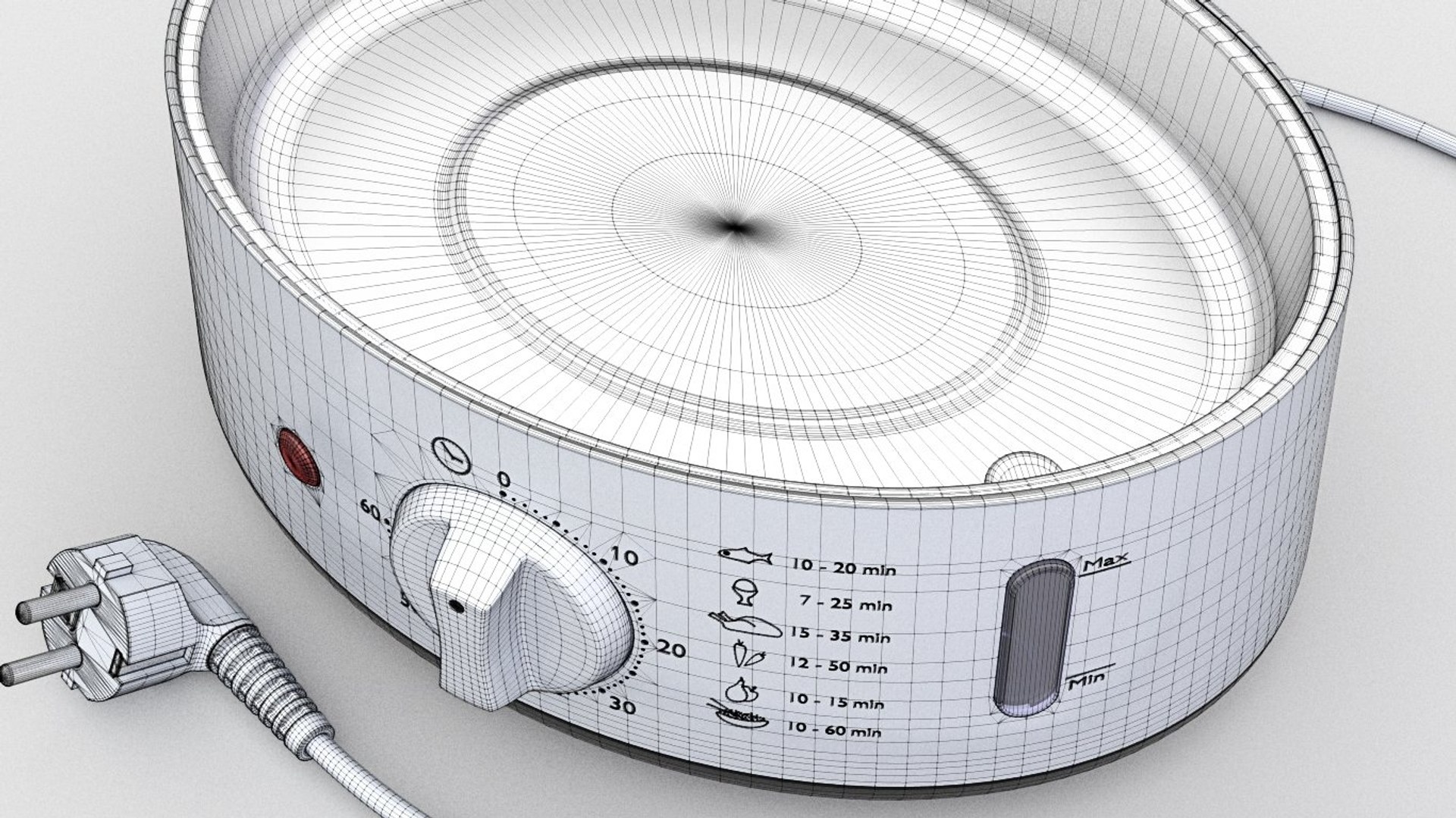 Food Steamer 3D Model - TurboSquid 1527504