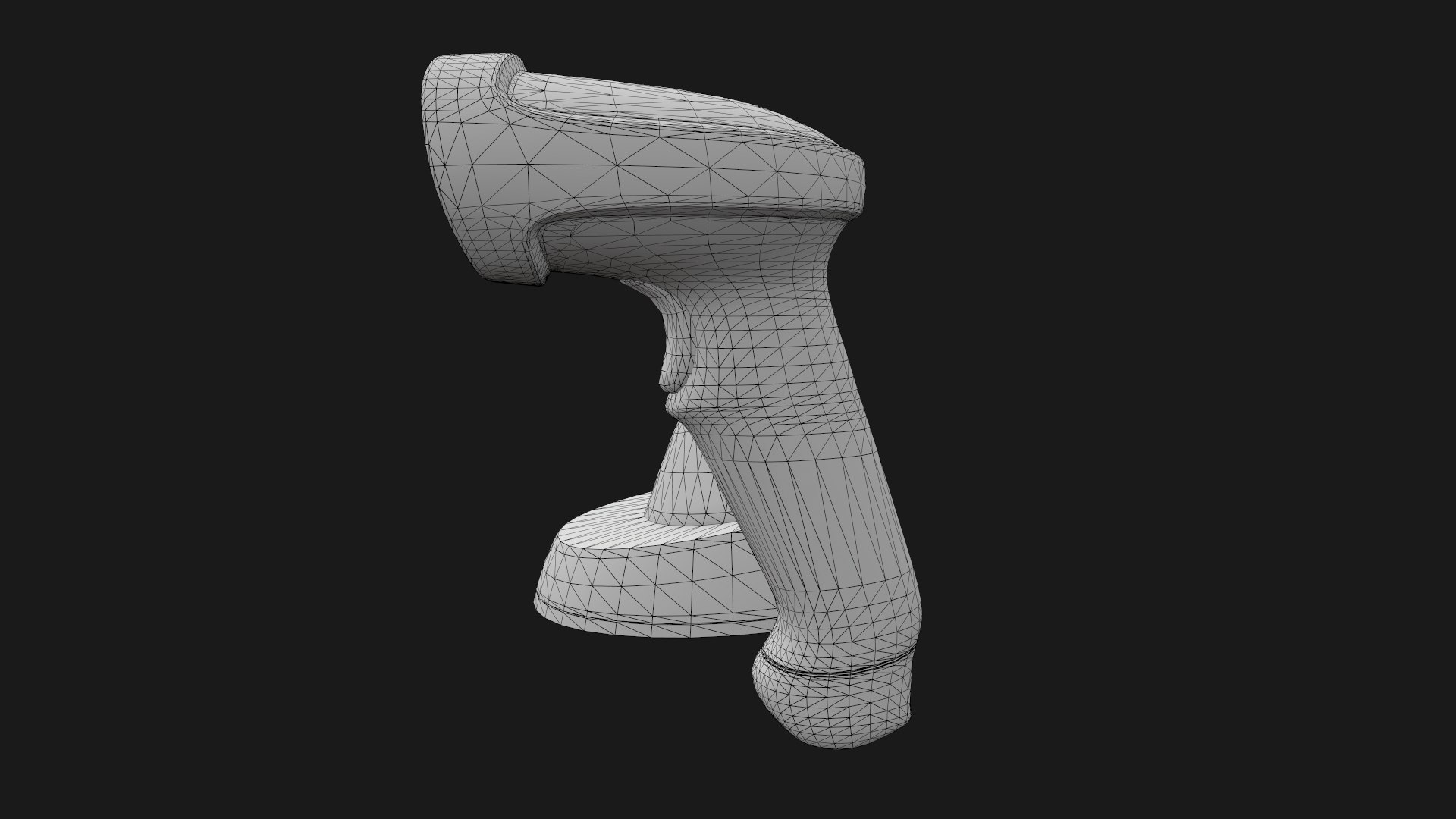 Low-poly Barcode Scanner 3D Model - TurboSquid 1578220