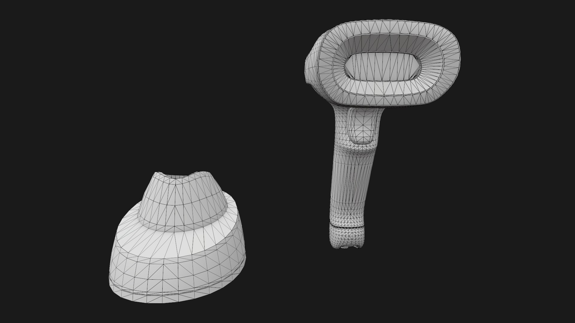 Low-poly Barcode Scanner 3D Model - TurboSquid 1578220