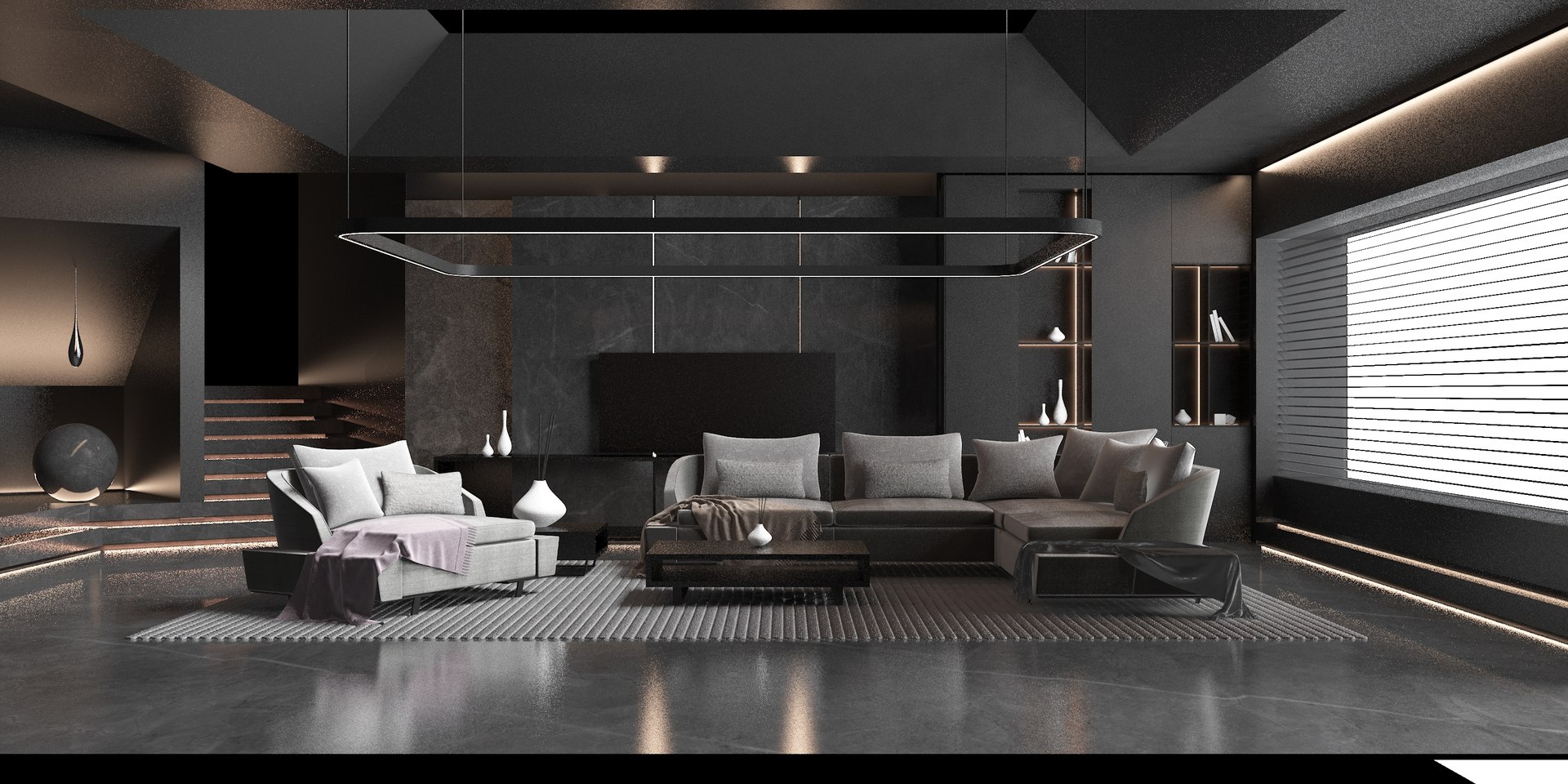 3D Modern Living Room Model - TurboSquid 2166118