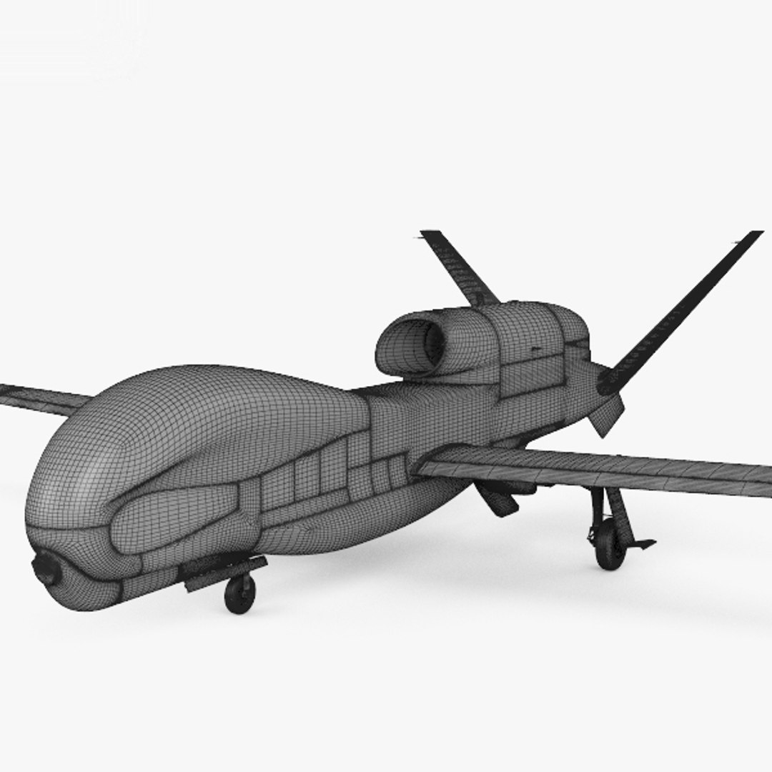 3D Northrop Grumman Rq-4 - TurboSquid 1479196