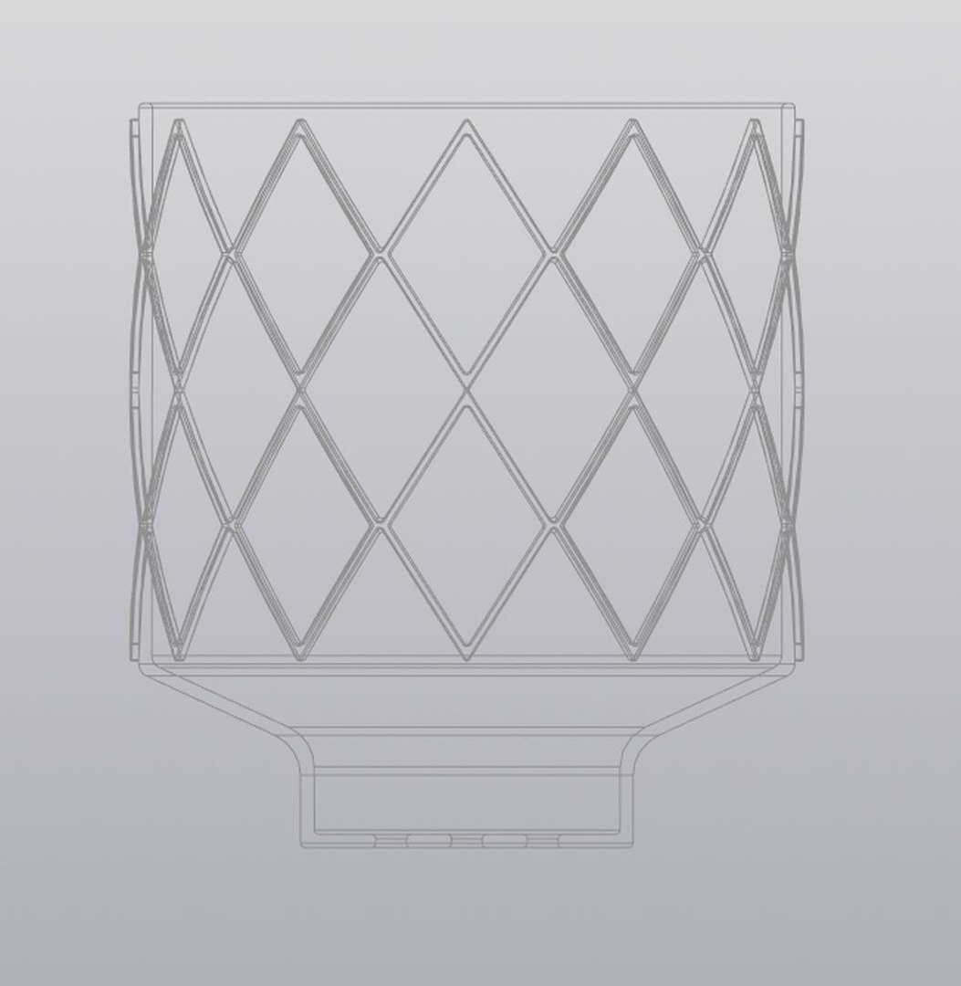Flowerpot Rhombus 3D model - TurboSquid 1813520