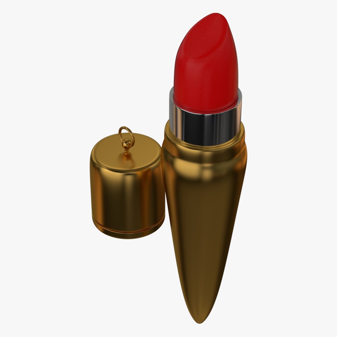 lipstick lips obj