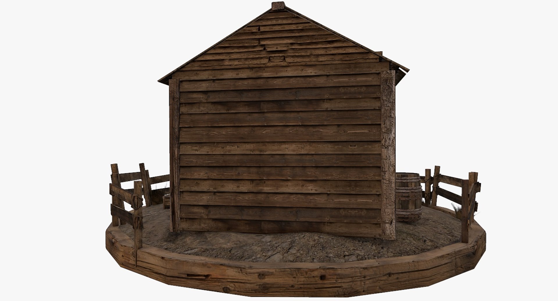 Old West General Store Model - TurboSquid 1352194