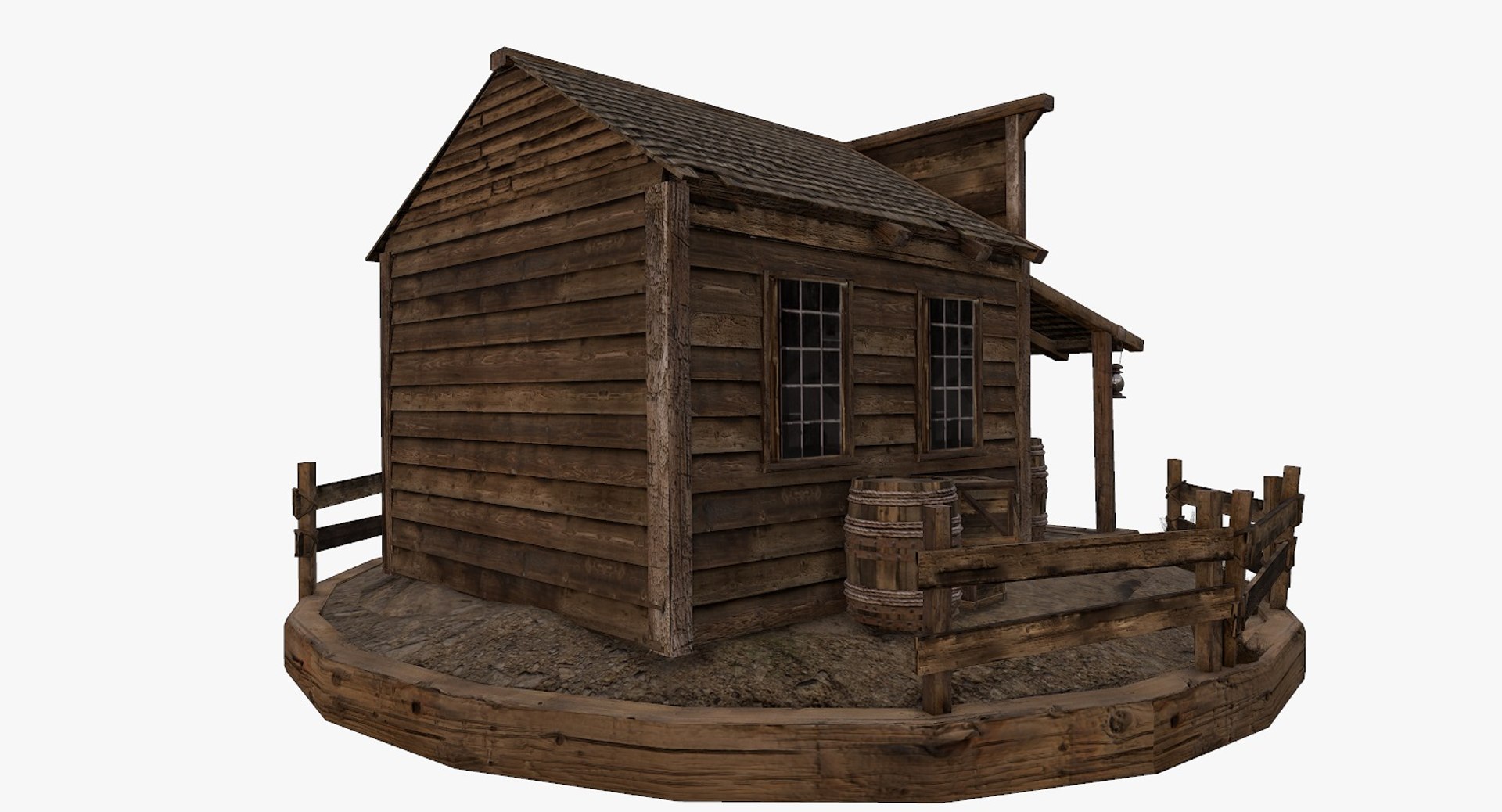 Old West General Store Model - TurboSquid 1352194