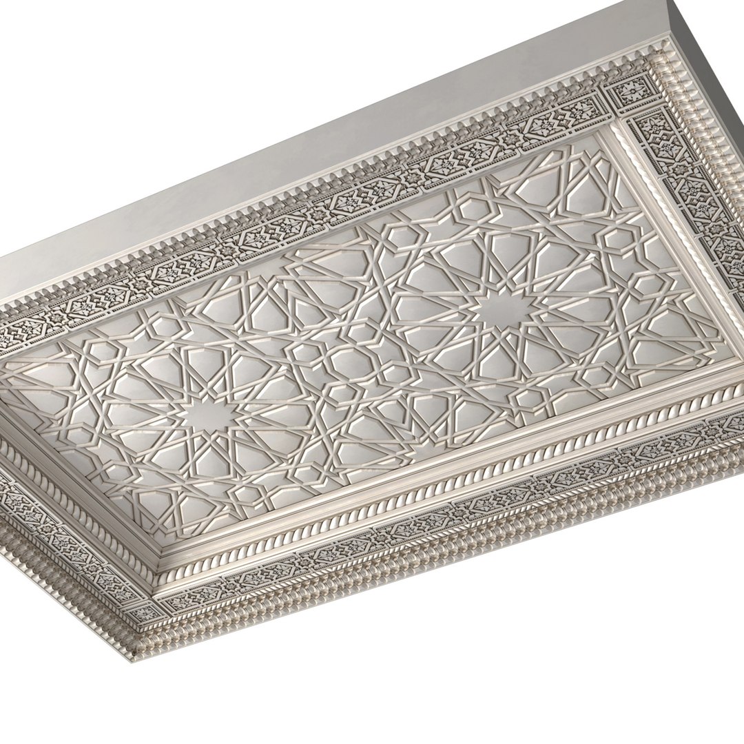 3D Arabic Oriental Classic Ceiling - TurboSquid 1980376
