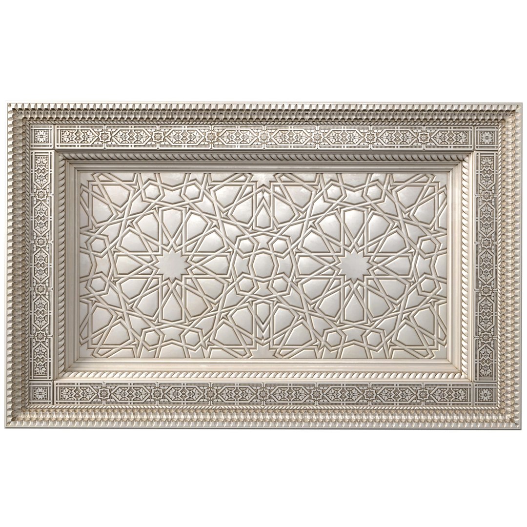 3D Arabic Oriental Classic Ceiling - TurboSquid 1980376