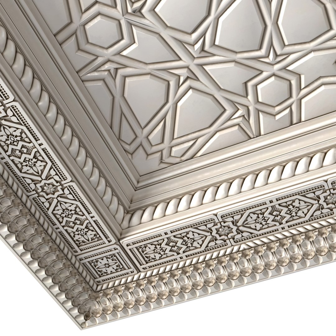 3D Arabic Oriental Classic Ceiling - TurboSquid 1980376