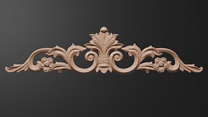 3d Panel Flower Model