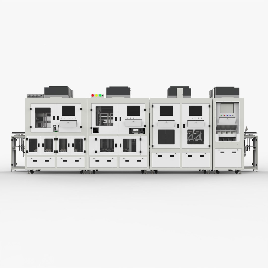 Automatic Mobile Phone Box Labeling and Assembly Earphone Machine 3D ...