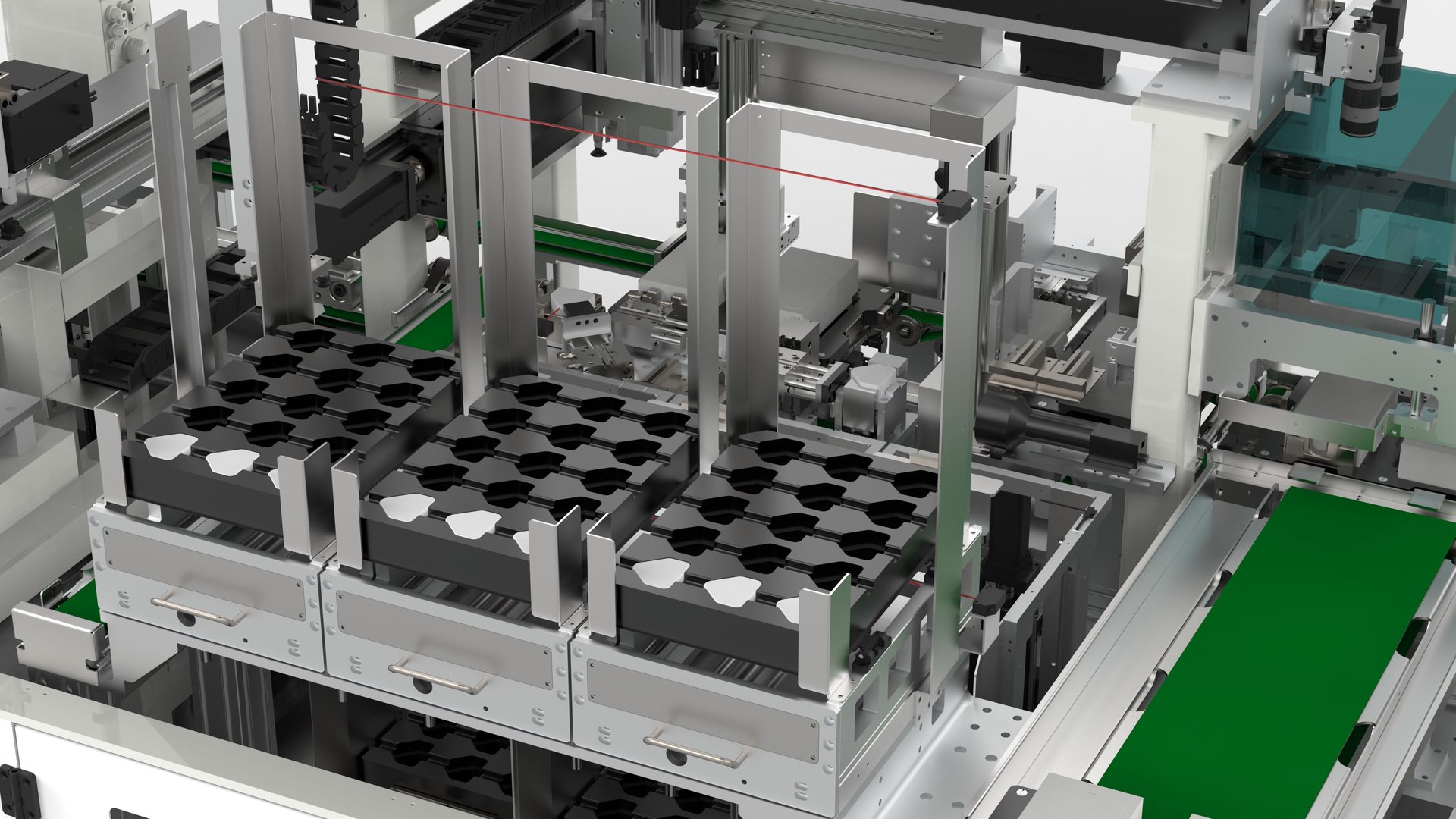 Automatic Mobile Phone Box Labeling and Assembly Earphone Machine 3D ...