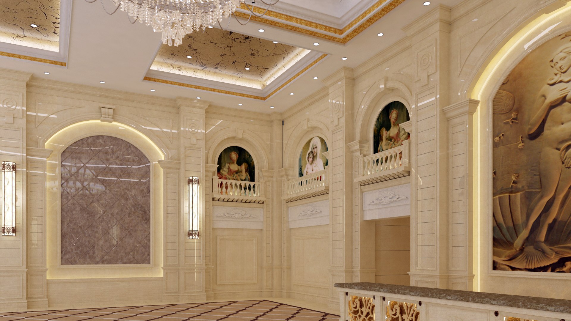 3D Lobby 01 - TurboSquid 2069479