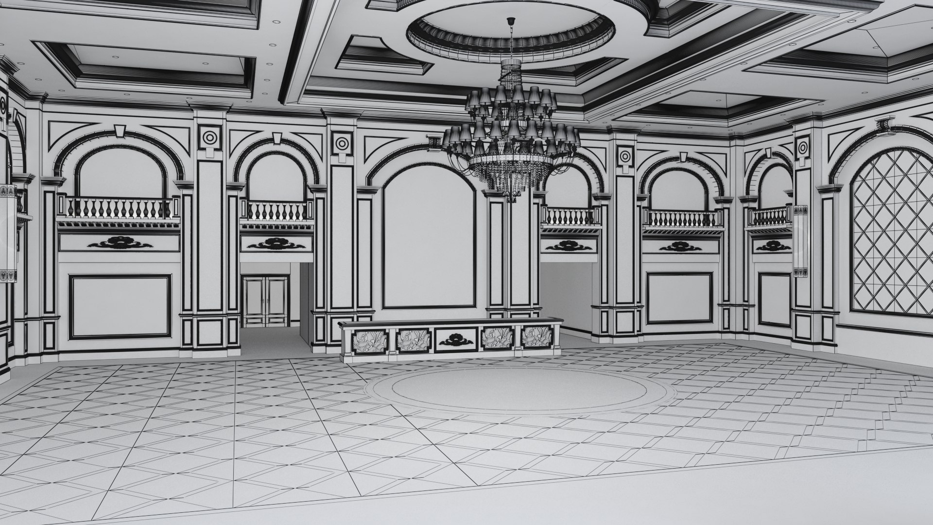 3D Lobby 01 - TurboSquid 2069479