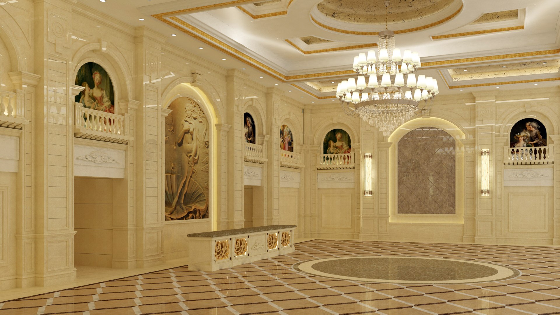 3D Lobby 01 - TurboSquid 2069479