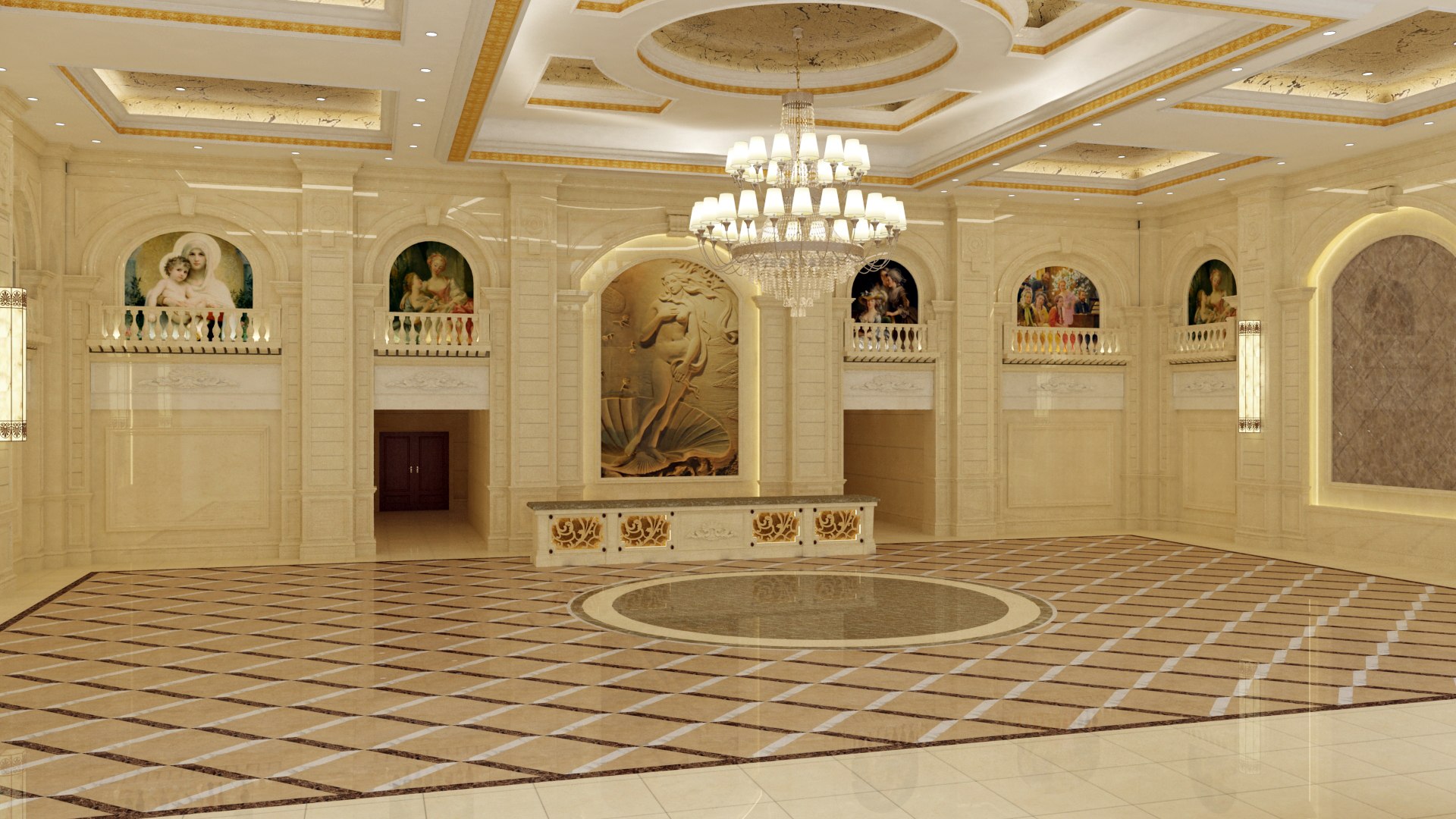 3D Lobby 01 - TurboSquid 2069479
