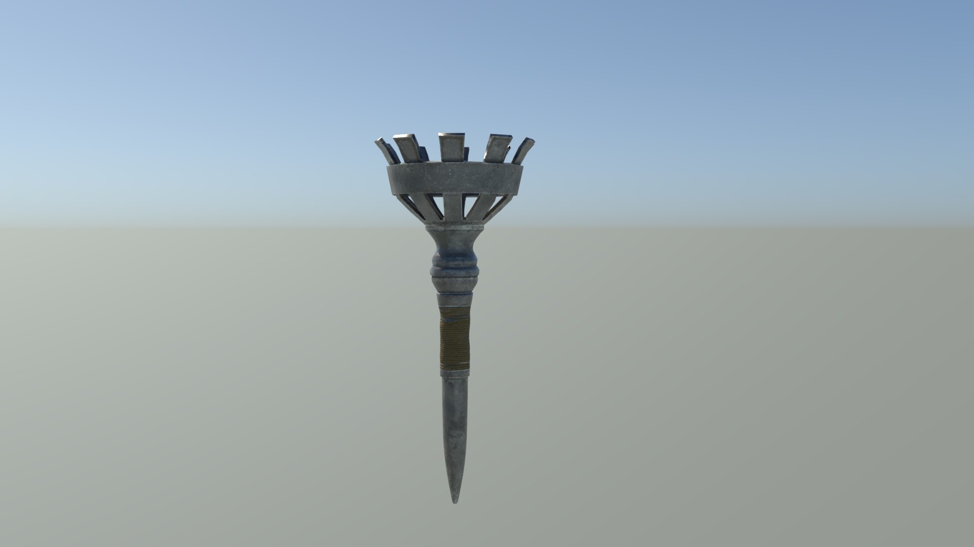 3D Medieval Torch - TurboSquid 2401135